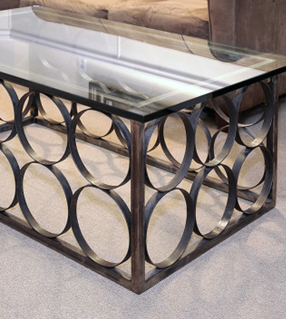 Marie Suri | Custom Metal Tables | Metal & Glass Tables